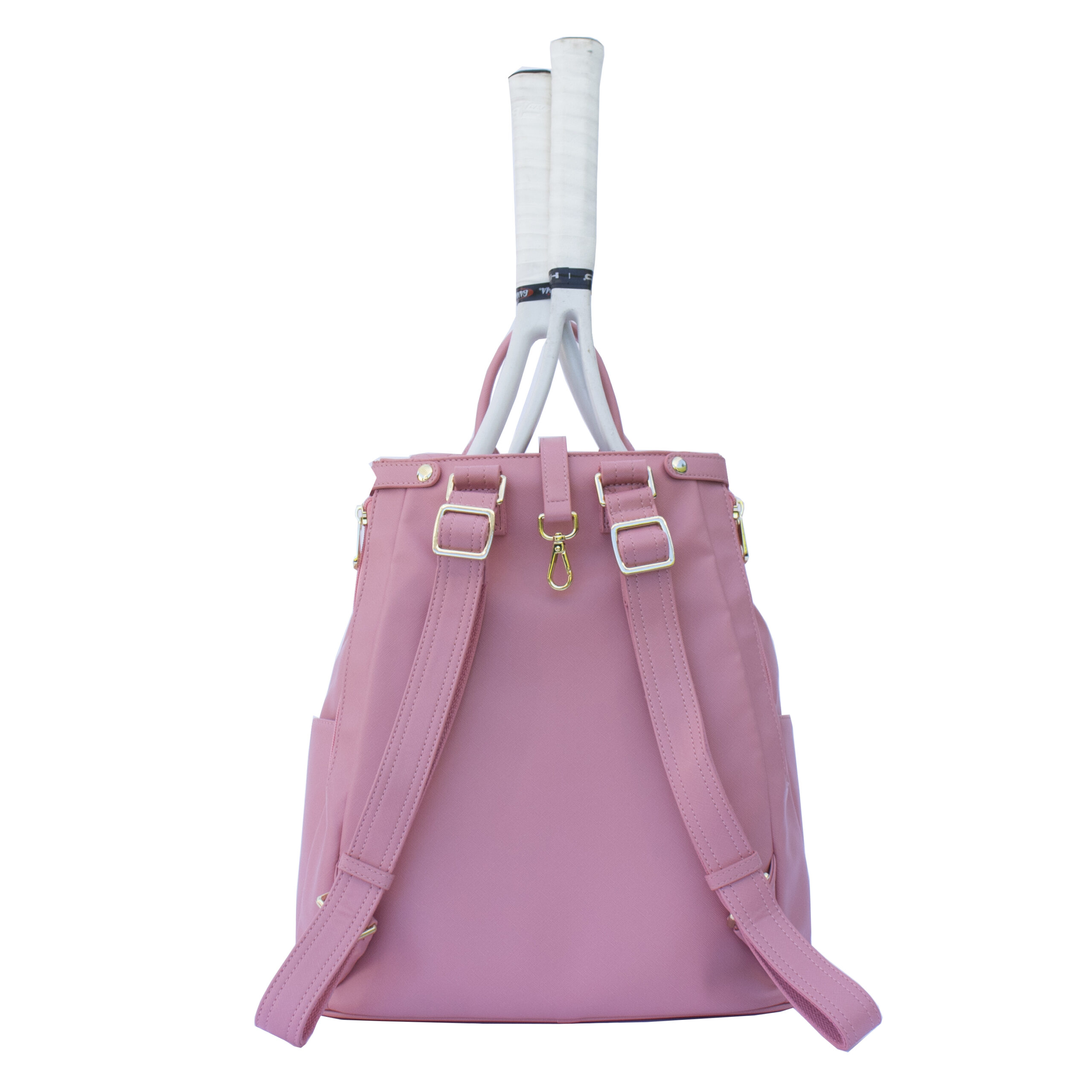 Hampton Embroidery Dusty Rose Tennis Backpack, Black Friday Special ...