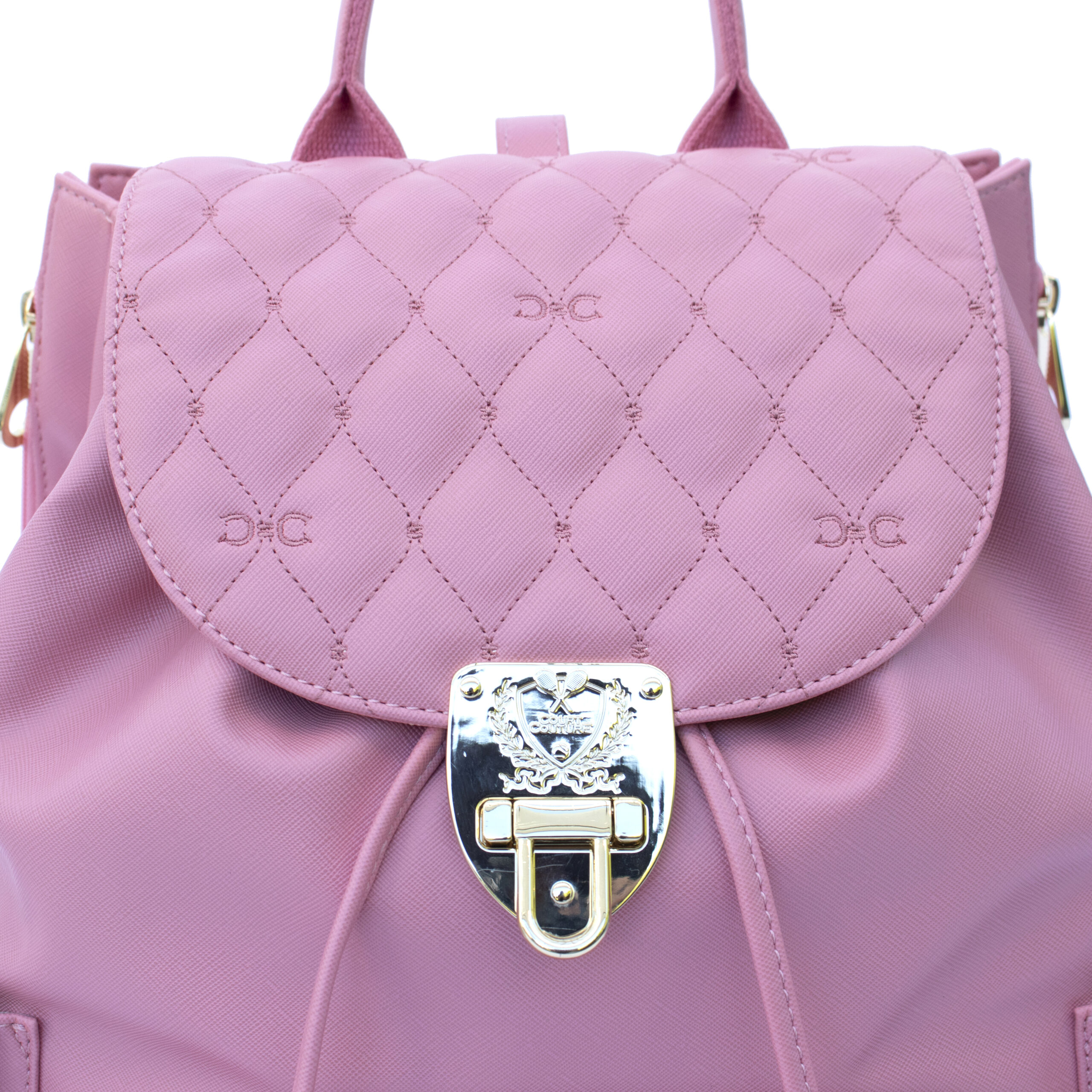 Hampton Embroidery Dusty Rose Tennis Backpack, Black Friday Special ...